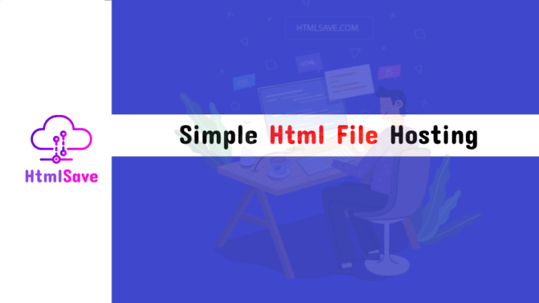 Simple Html File Hosting – HTML Save Blog